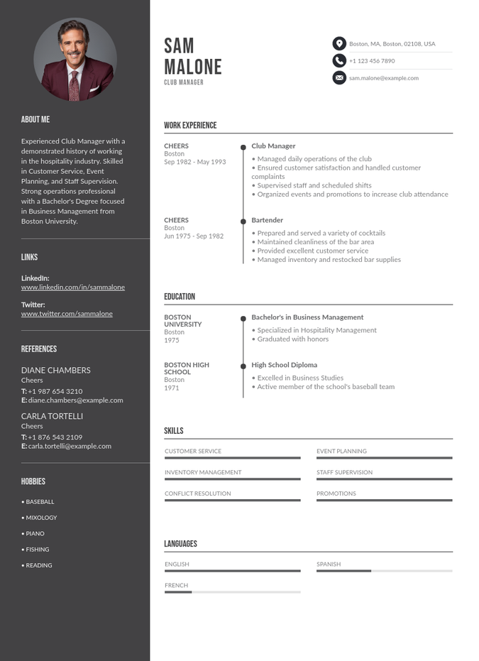 Creating a Compelling CV for Club Manager Position: A Comprehensive Guide