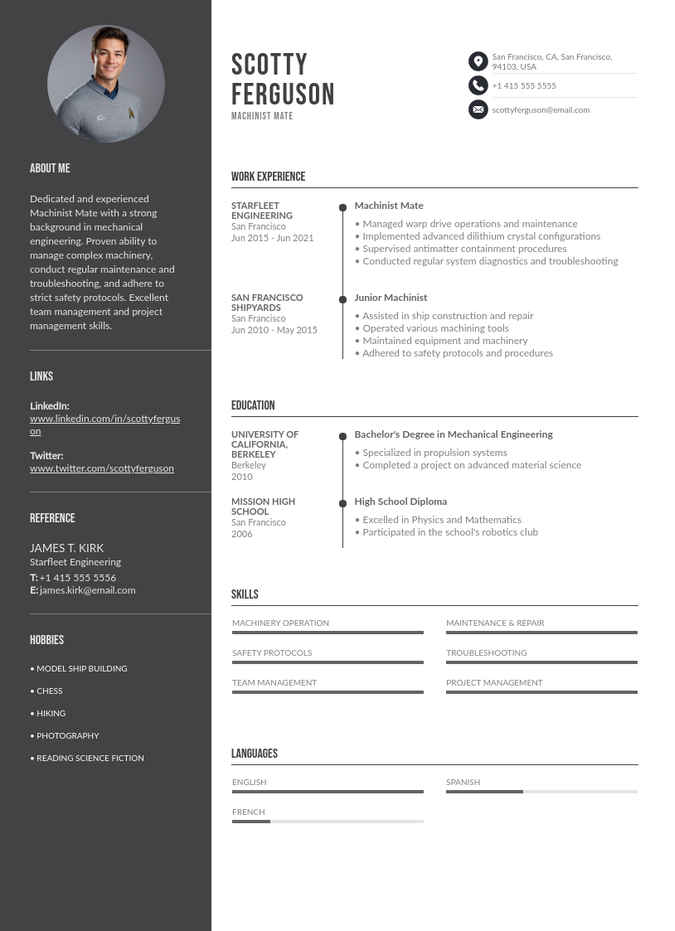 Creating a Successful CV: A Comprehensive Guide for Machinist Mates