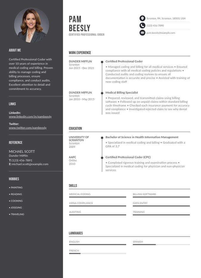 Guide to Crafting a CV for Certified Professional Coders: Essential ...