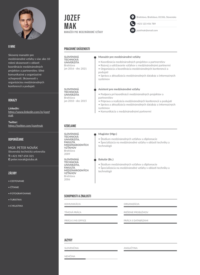 Creating a CV in Slovak: A Comprehensive Guide