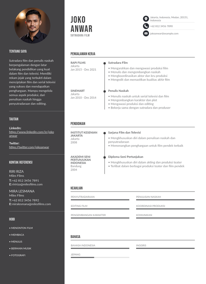 Creating a Professional CV in Indonesian: A Comprehensive Guide