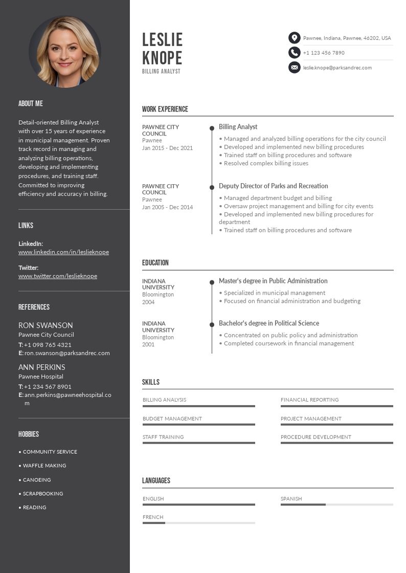Billing Analyst Resume Examples: Free Best Guide & Tips for 2024