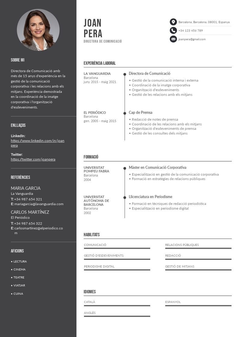 Crafting Your CV in Catalan: A Comprehensive Guide