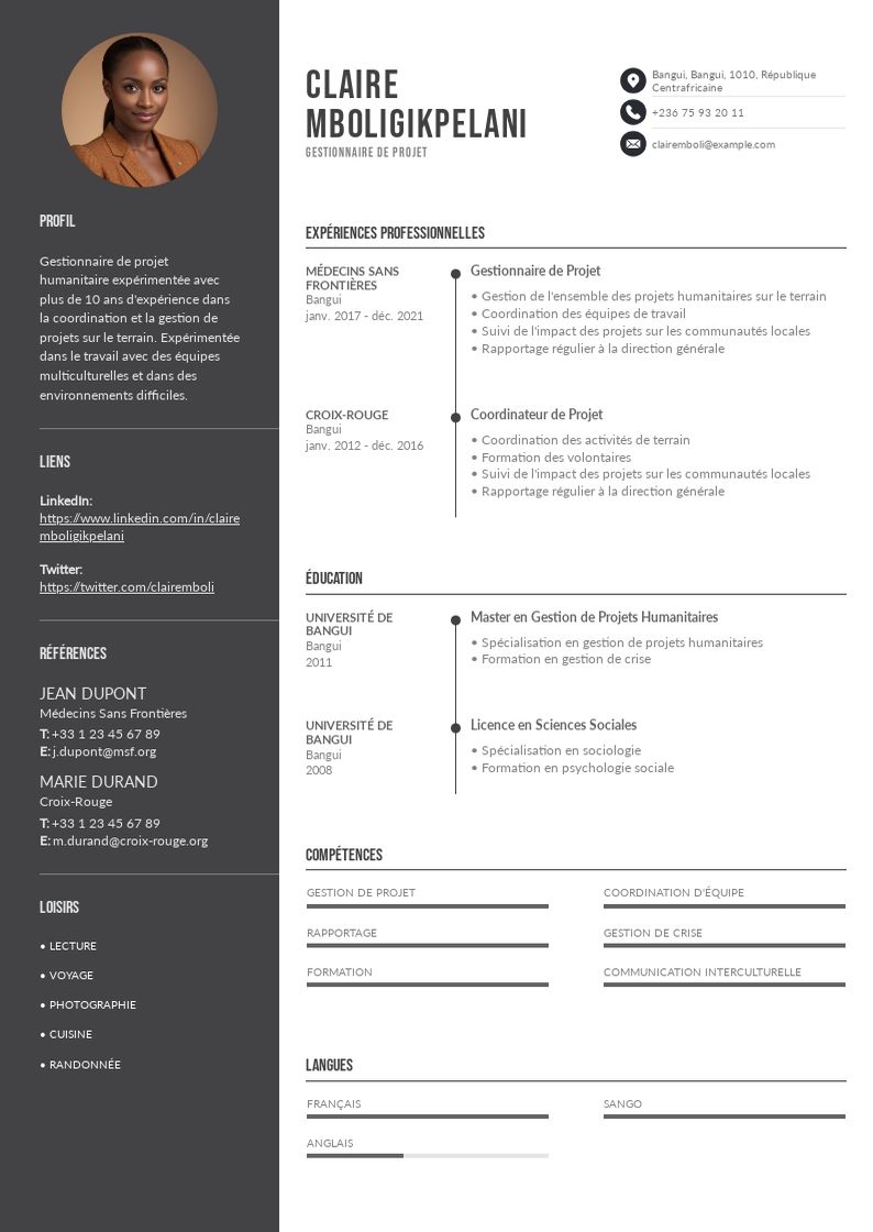 Guidelines for Crafting a CV and Applying for Jobs in the Central ...