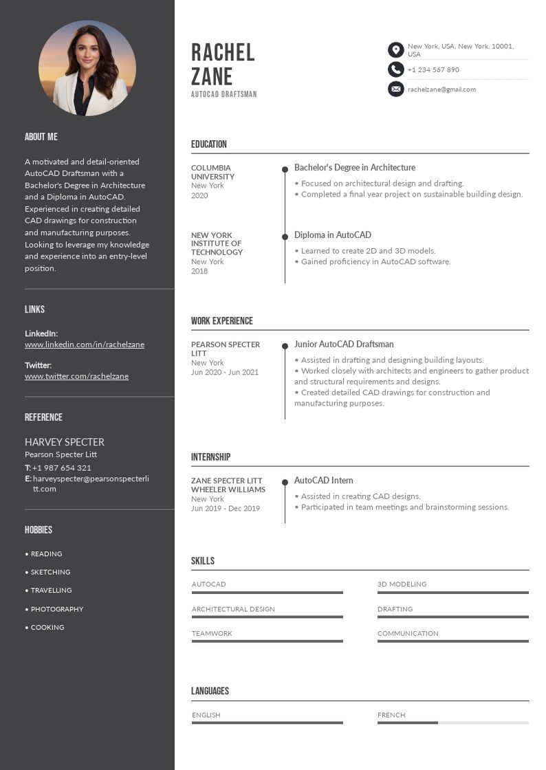 Creating Your Entry-Level AutoCAD Draftsman CV: A Comprehensive Guide
