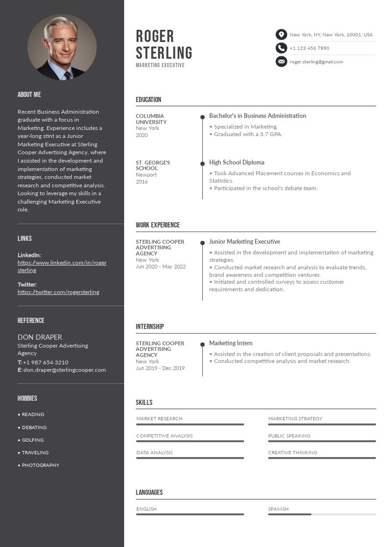 Creating a Winning CV for Entry-Level Marketing Executives: A ...