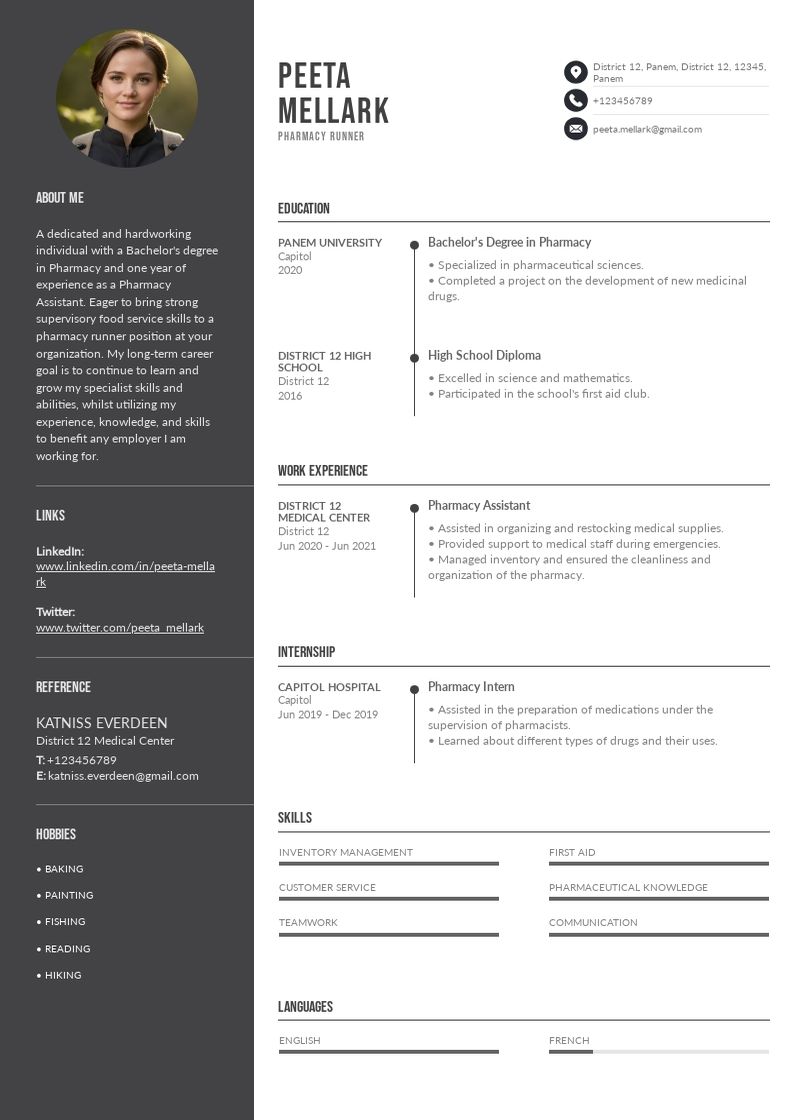 Creating a Successful Entry-Level Pharmacy Runner CV: A Comprehensive Guide