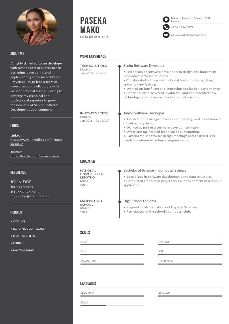 Mastering the Art of CV Writing and Job Application in Lesotho