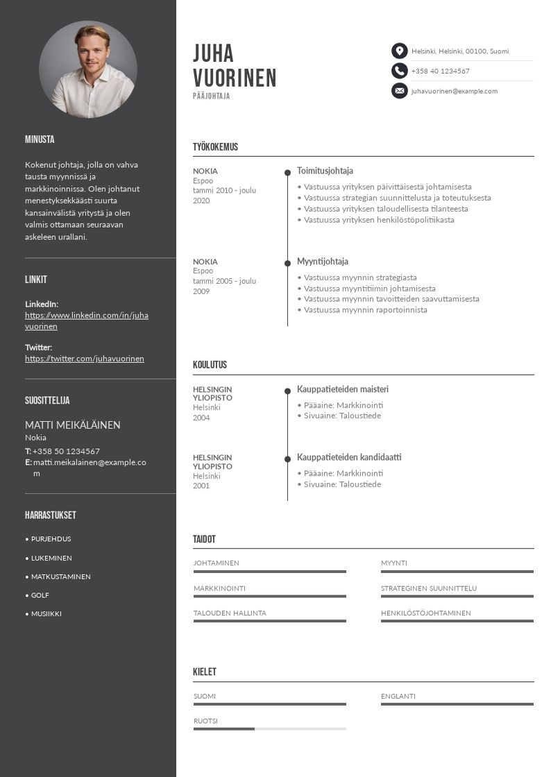 Crafting a Finnish CV: A Comprehensive Guide