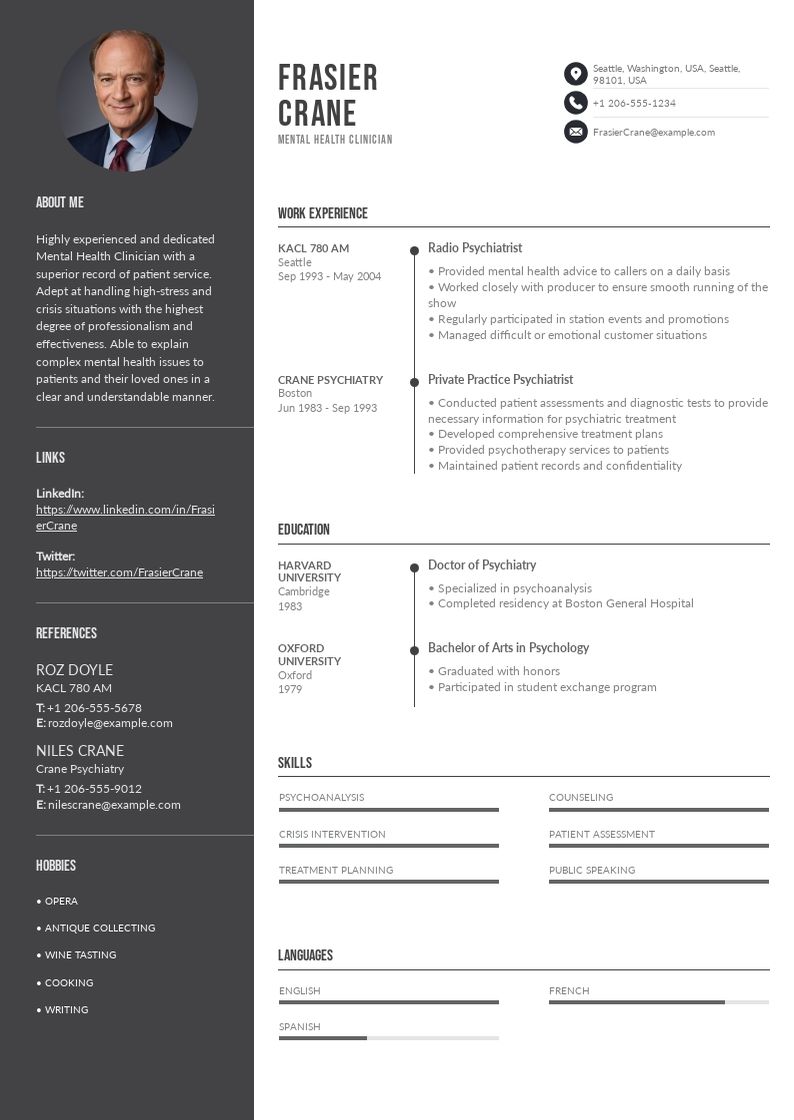 Mental Health Clinician Resume Guide: Best Free Samples & Tips for 2024