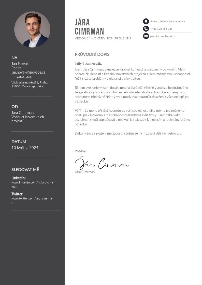 Czech Cover Letter: Comprehensive Guide & Template to Writing One