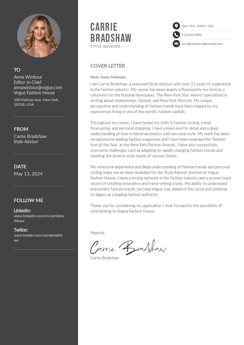 Style Advisor Guide: Master Cover Letter Templates & Writing Tips
