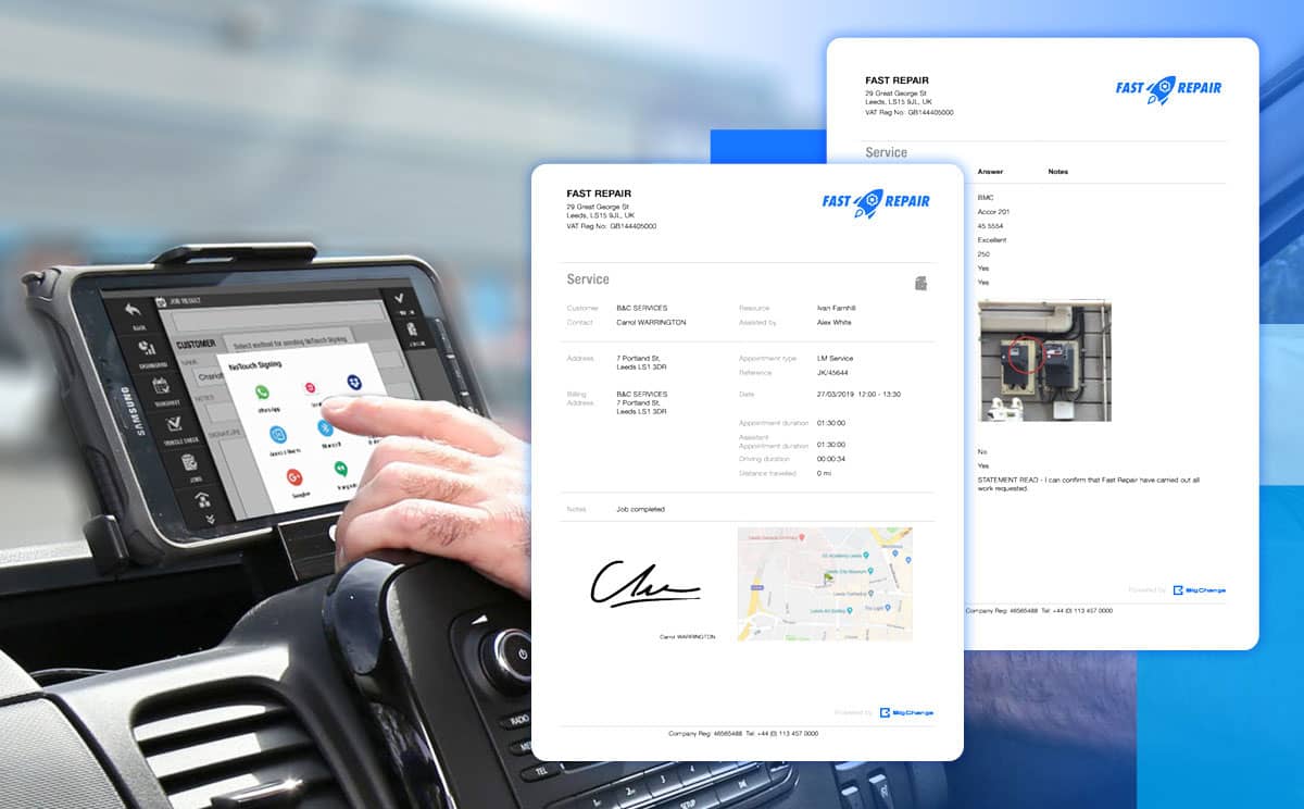 Job Sheets | Job Sheets Software App | BigChange