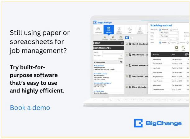 Free Field Service Management Excel Template | BigChange