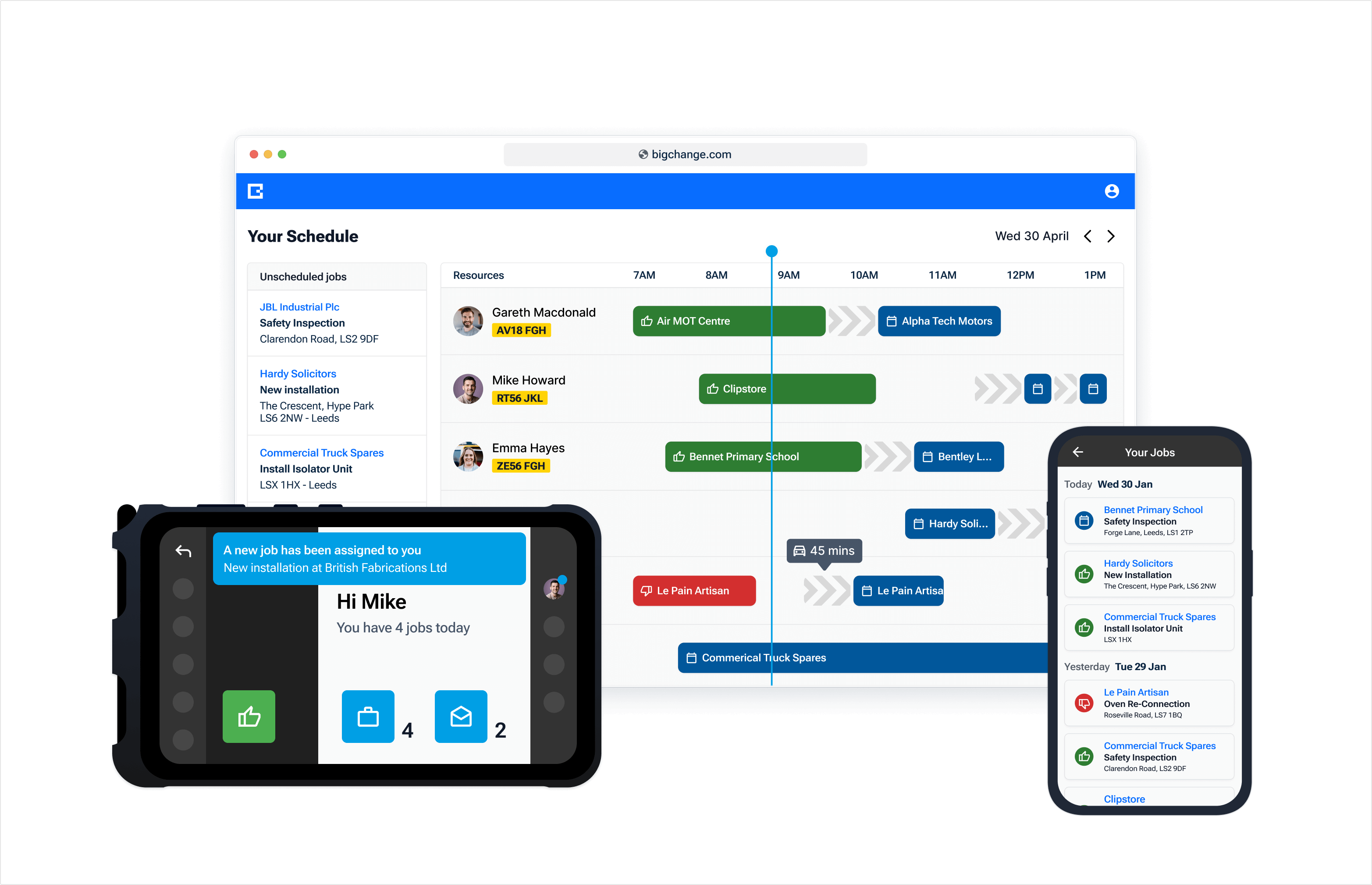 Job Scheduling | Job Scheduling Software | BigChange