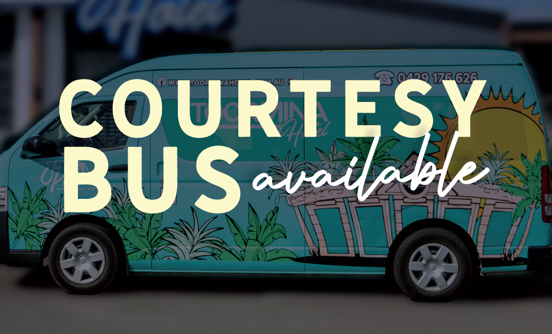 COURTESY BUS AVAILABLE - The Toormina Hotel