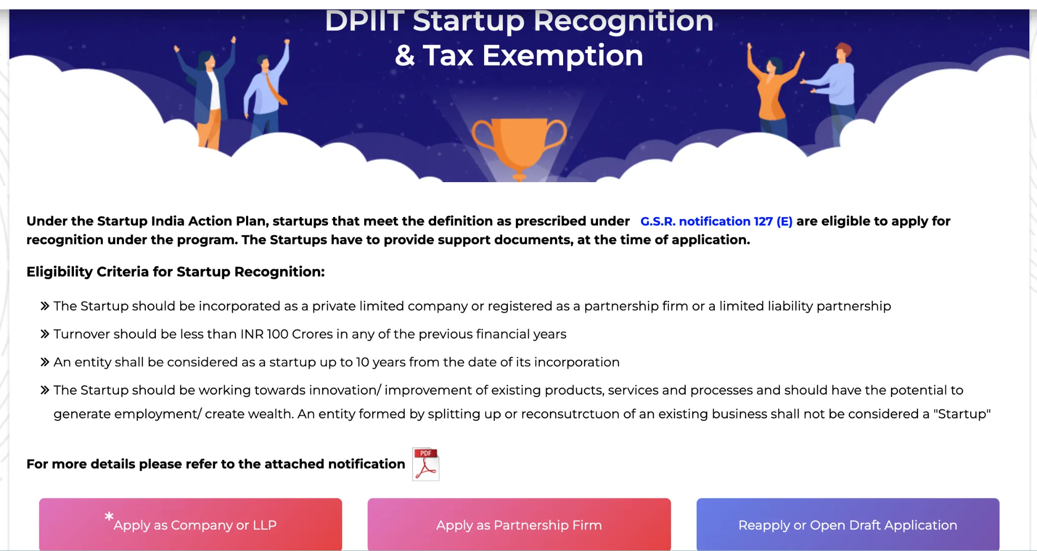 Startup India Registration Online - DPIIT Registration Process