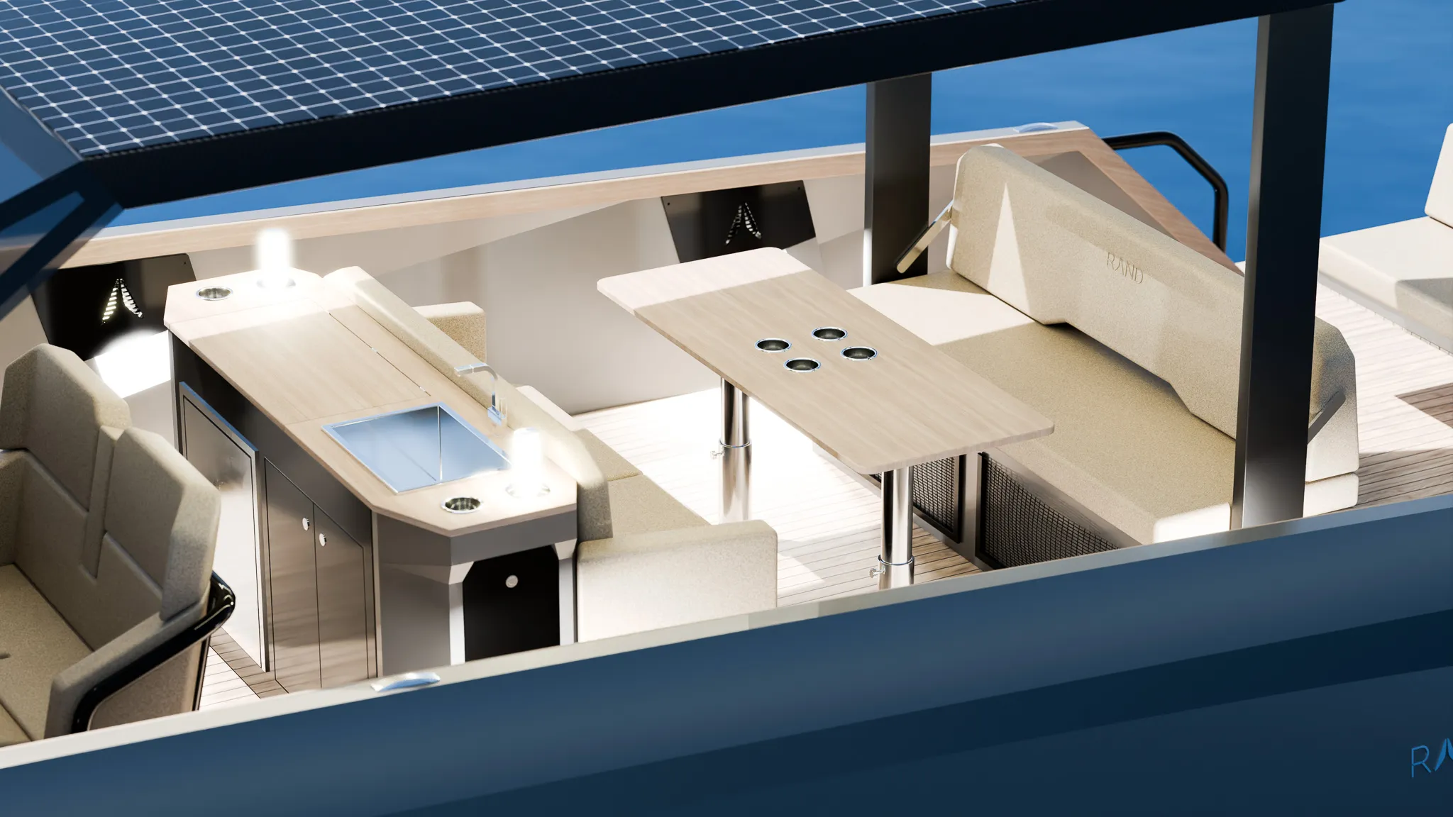 RAND Solara 33: Luxury Solar-Powered 33 ft Day Catamaran
