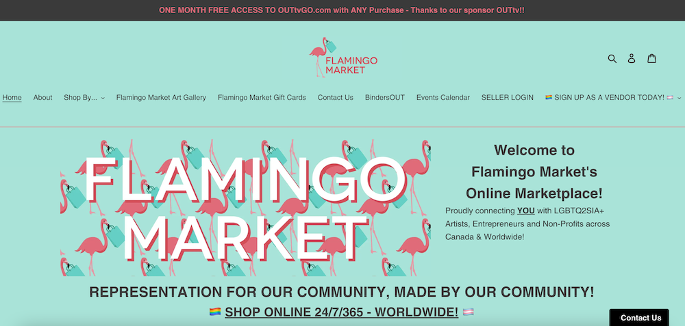 Flamingo Market multi-vendor marketplace success