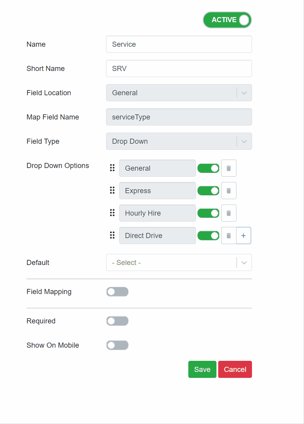 Product Update - Default Values For Dropdown Custom Fields
