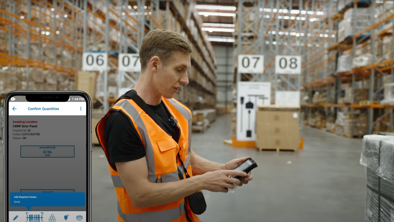 3PL barcode scanning for end-to-end warehouse management