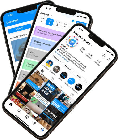 FreeHour - Malta's Largest Student & Youth Platform