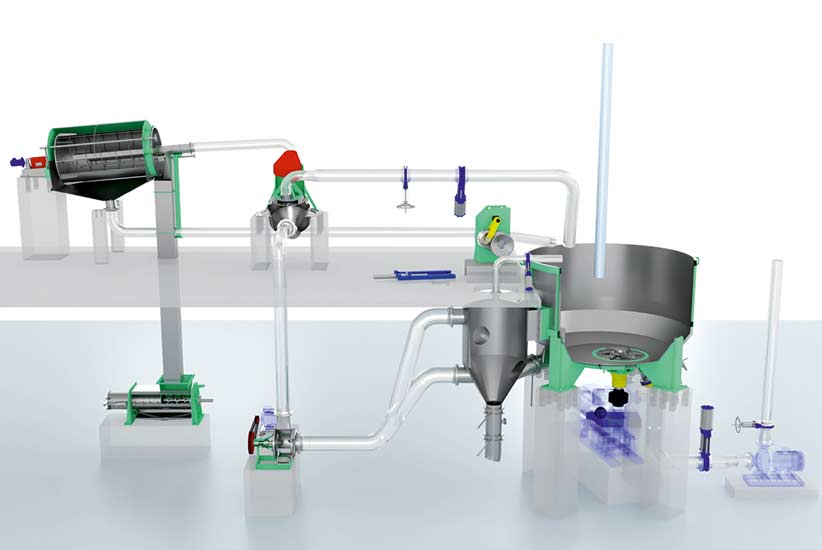 Low Consistency Offset Pulper