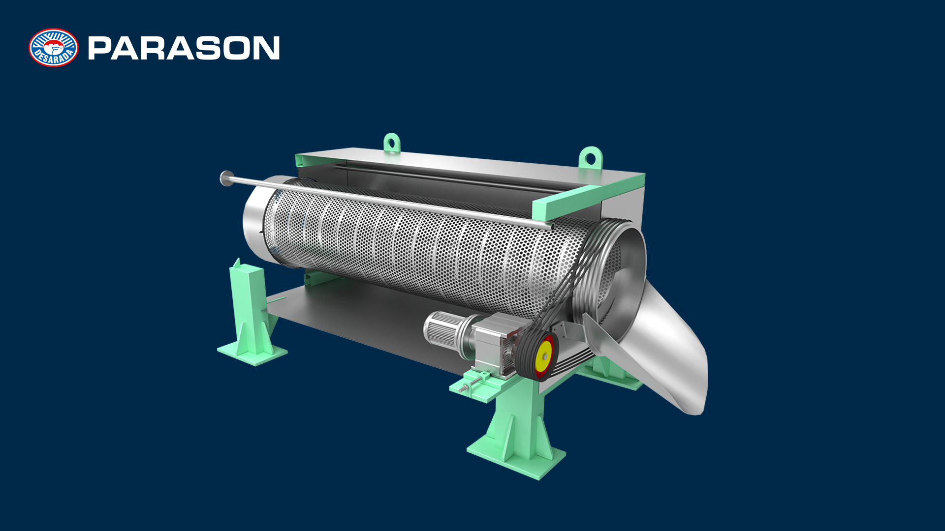Tela Trommel - Funcionando