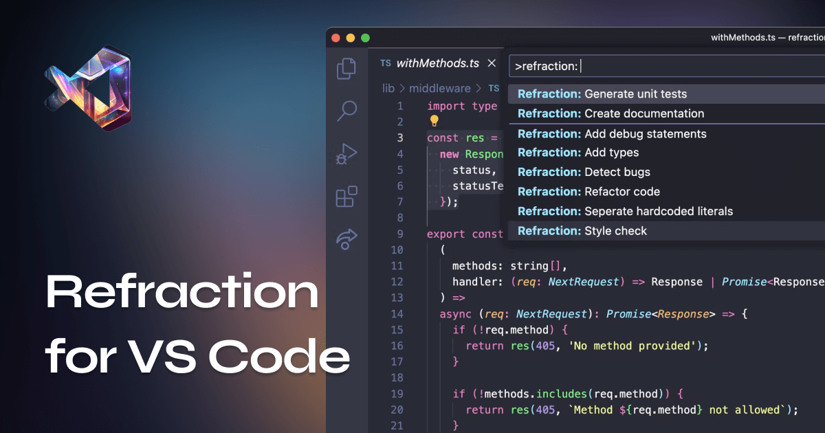 VS Code Extension for Refraction | Refraction