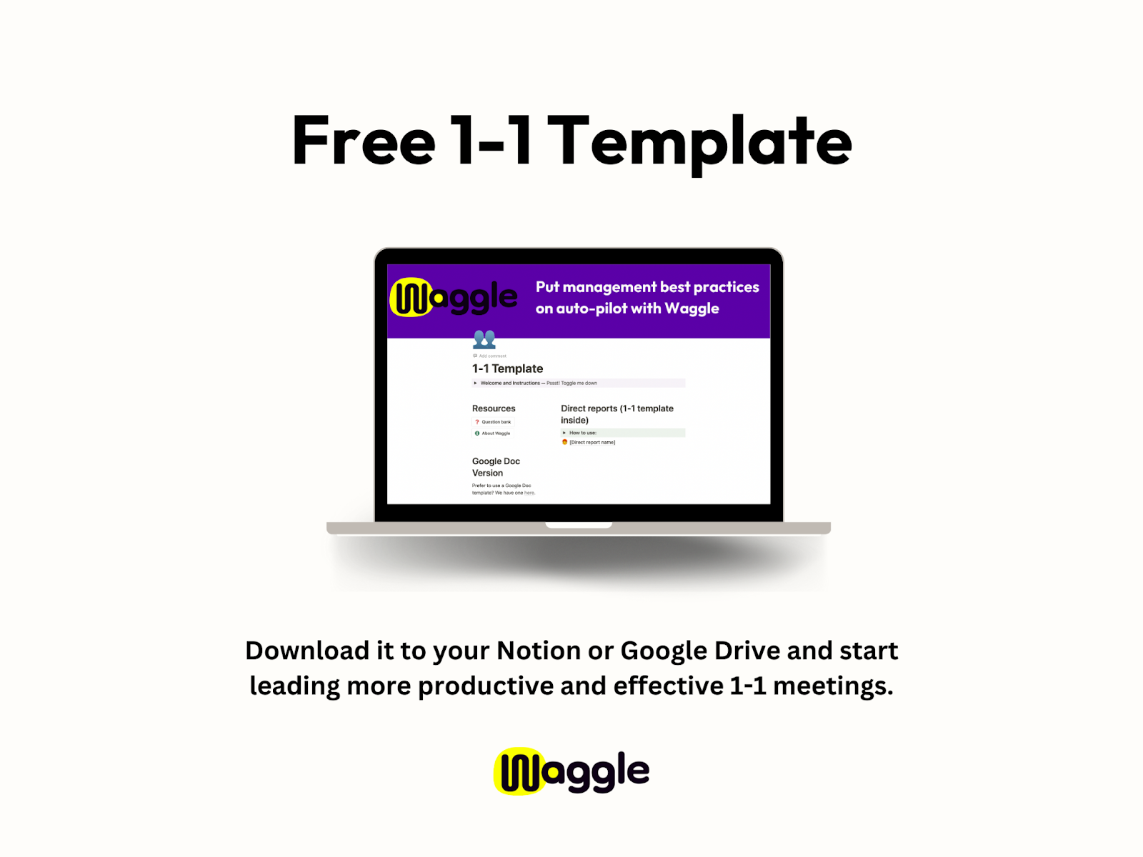 Free One on One Meeting Template & Top Tips for Great Managers | Waggle AI