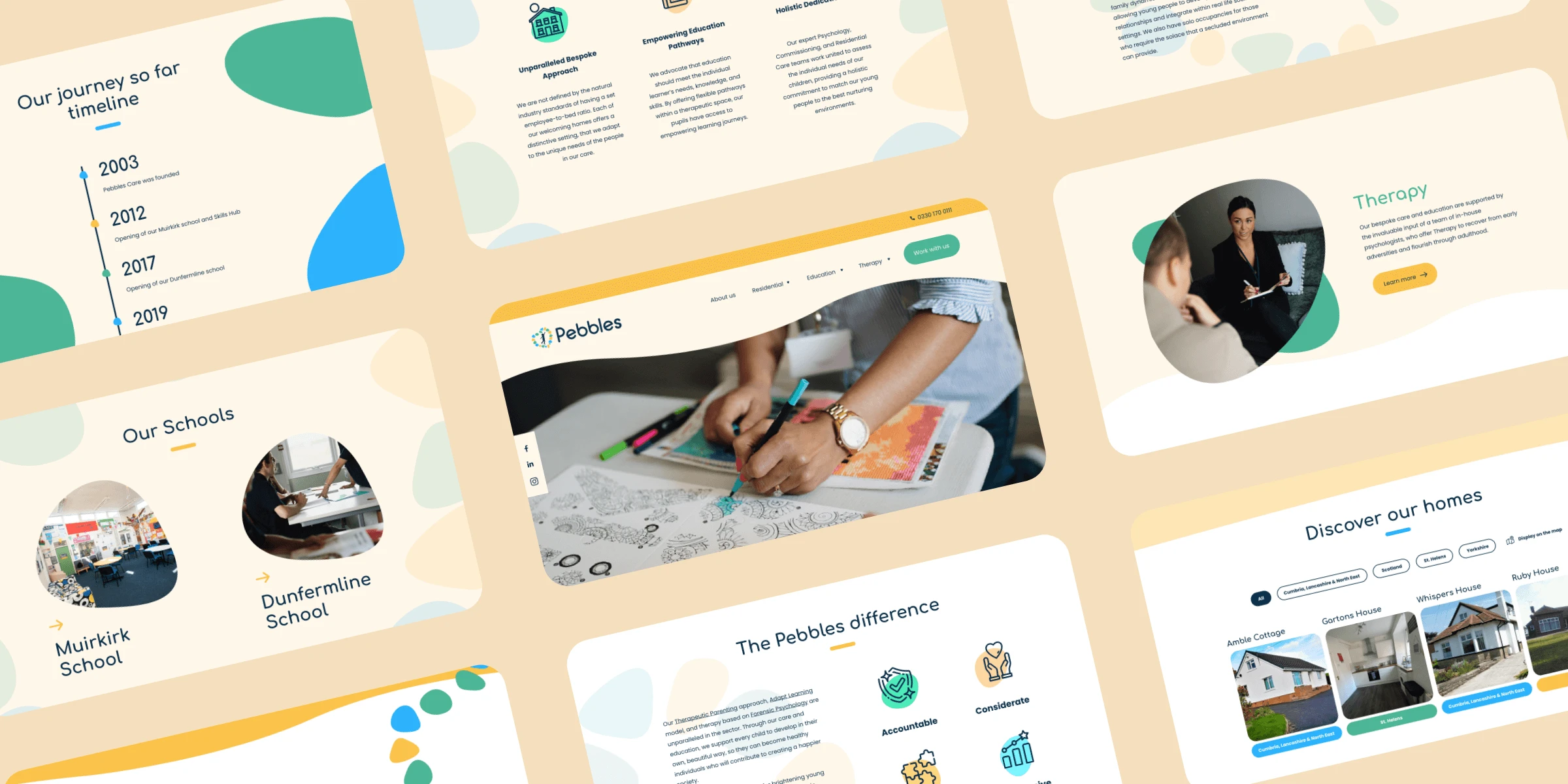 Pebbles Care - Case Study - Visions Design