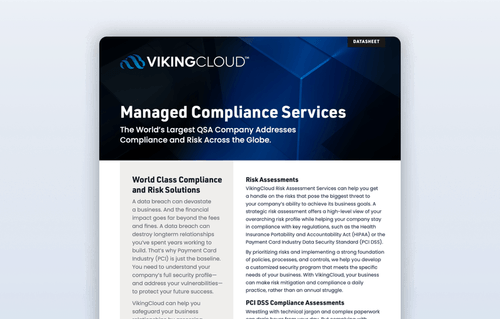 PCI Compliance Services | VikingCloud
