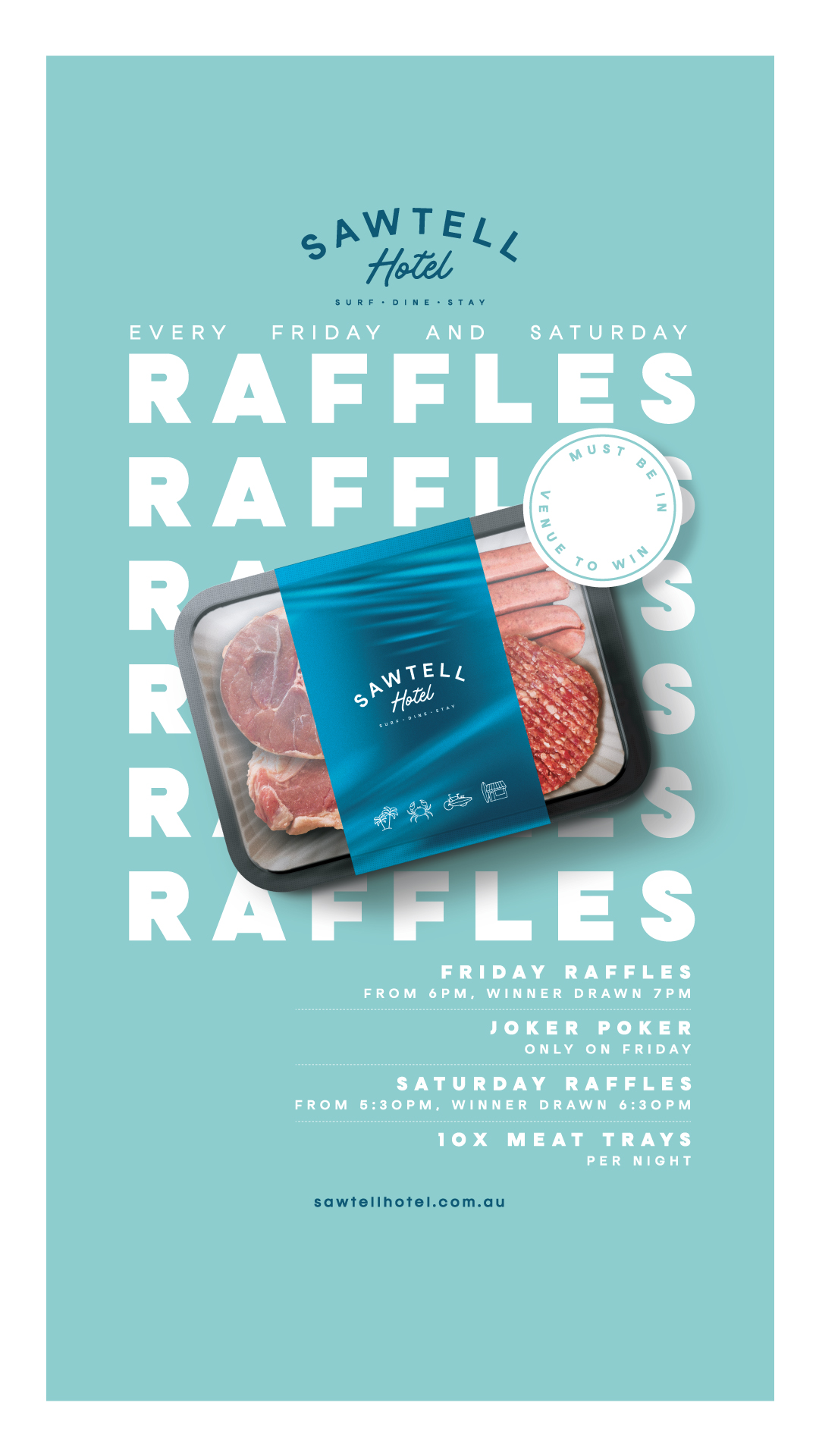 Friday & Saturday Raffles - Sawtell Hotel