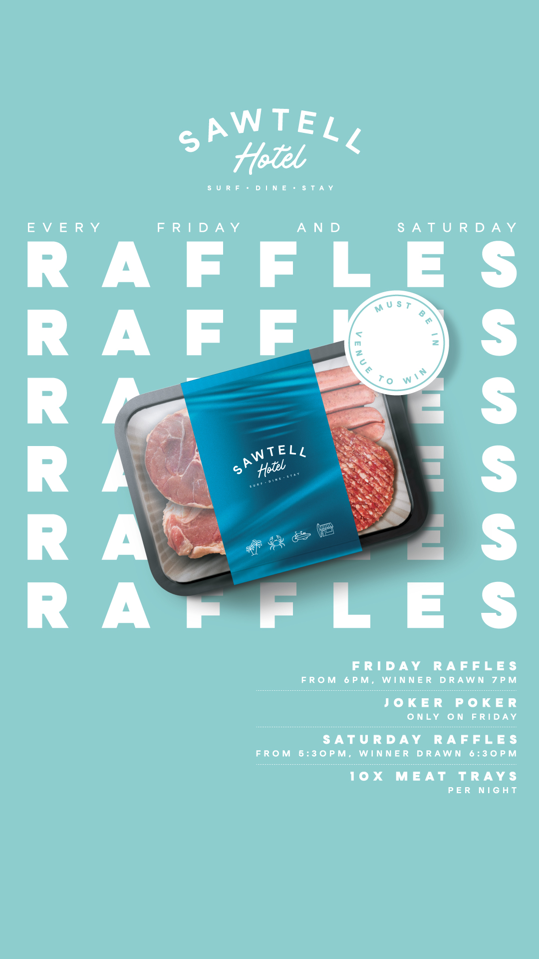 Friday & Saturday Raffles - Sawtell Hotel