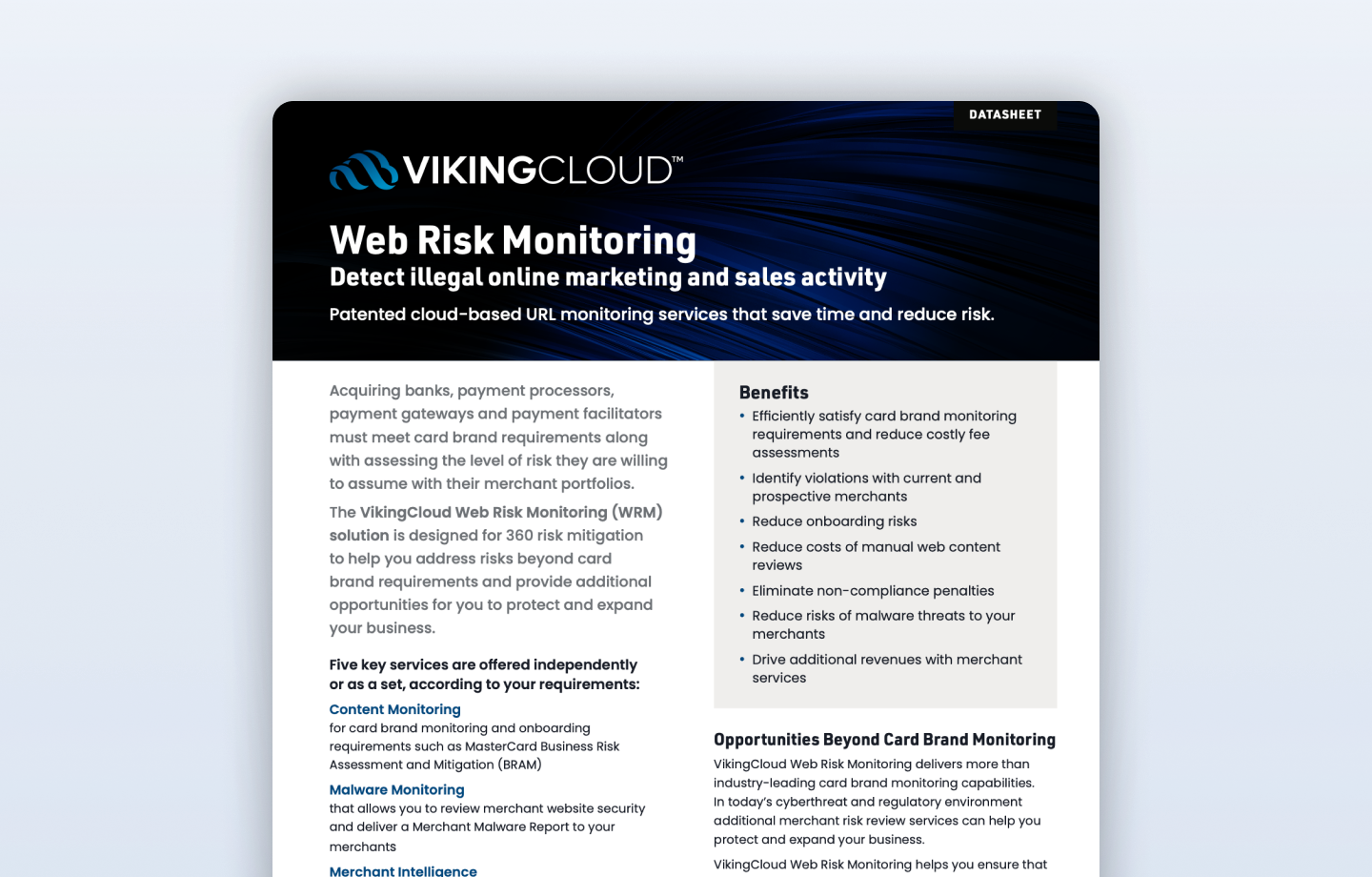 Web Risk Monitoring - Patented, Cloud-Based URL Monitoring