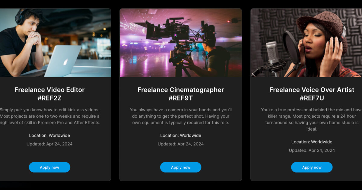 Filmless | Video Production Careers