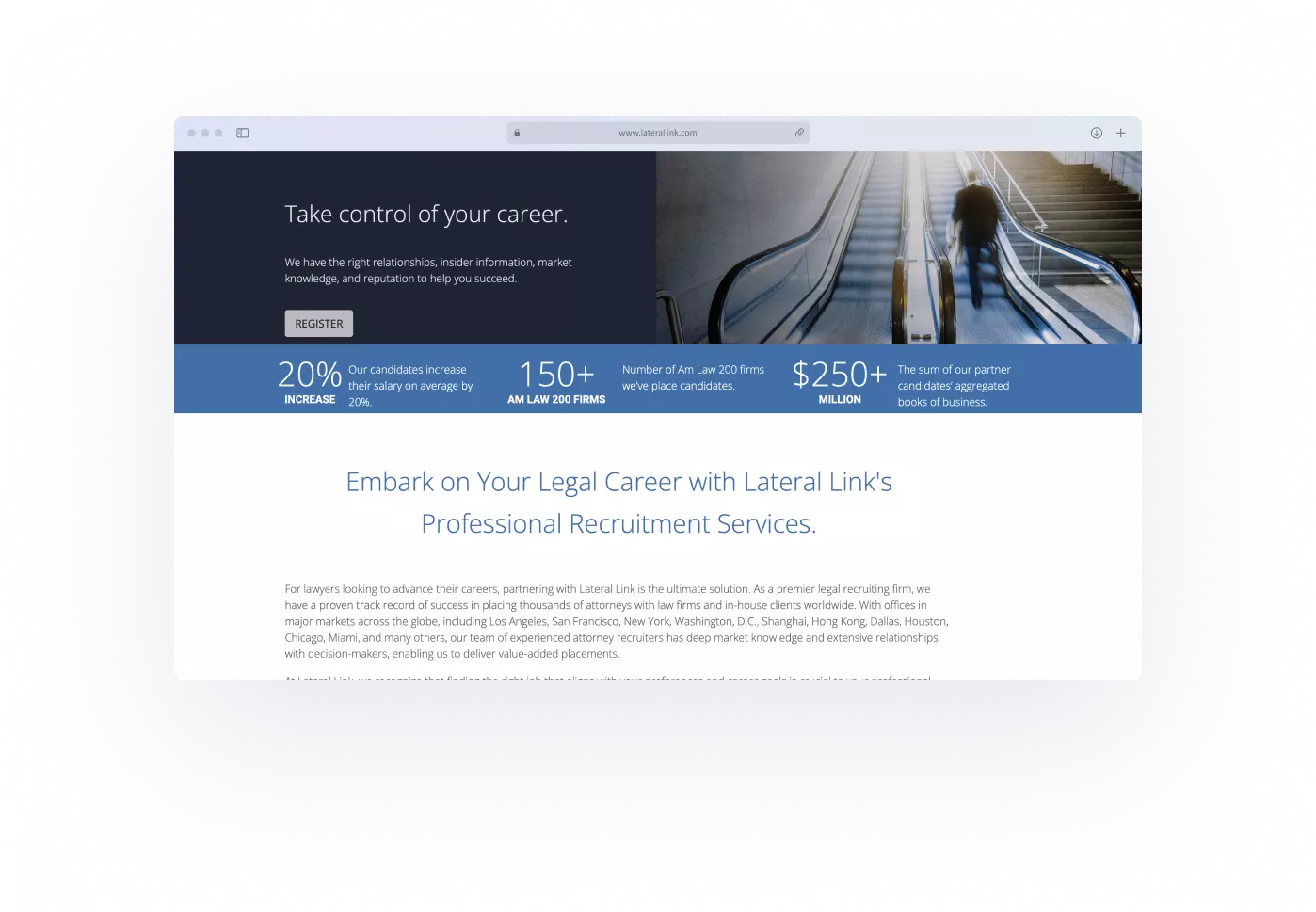 Legal-Tech Software Development - Case Study of Laterallink - Visuality