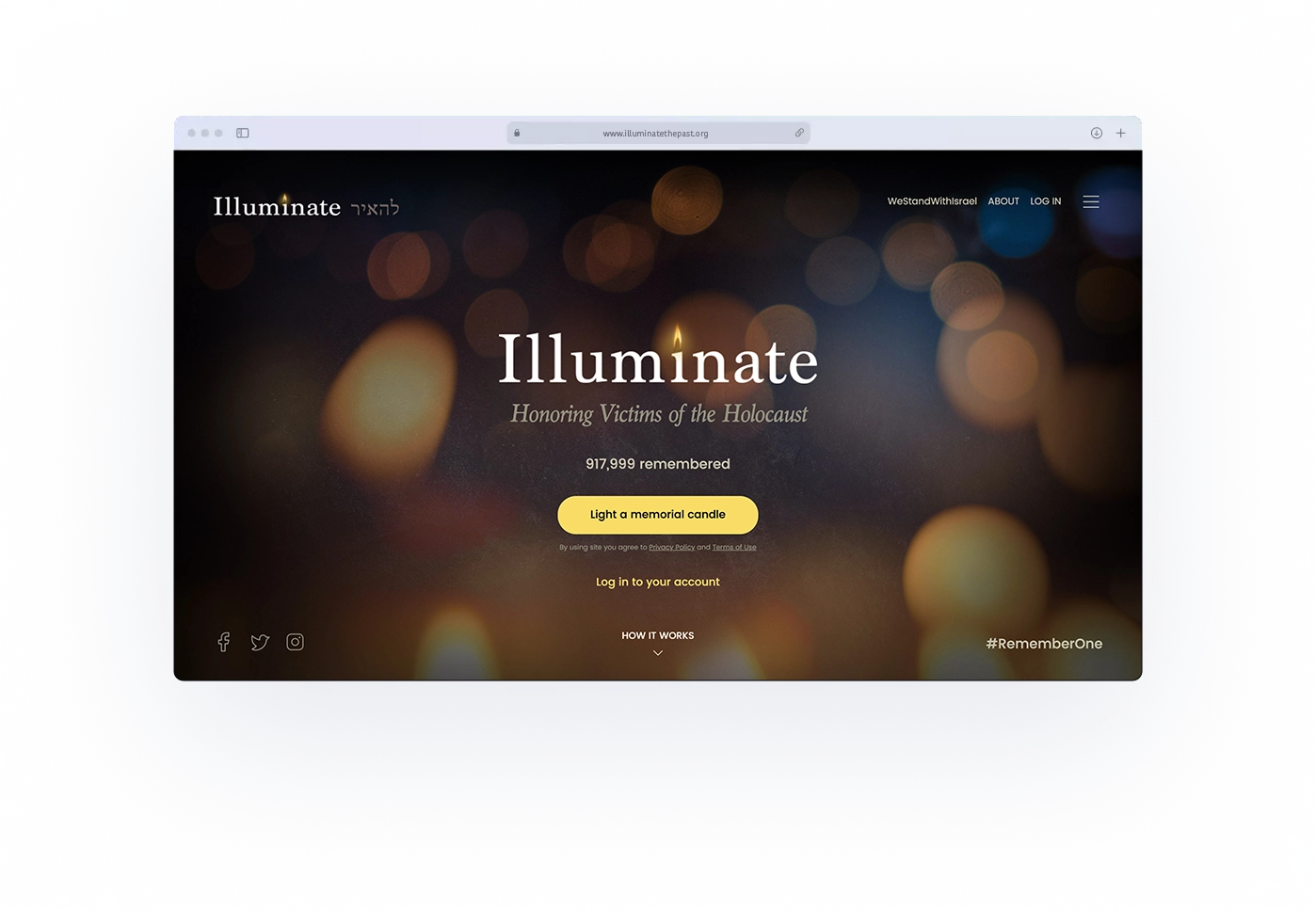 Light the digital candle to commemorate holocaust victim - Case Study of Illuminate the Past ...
