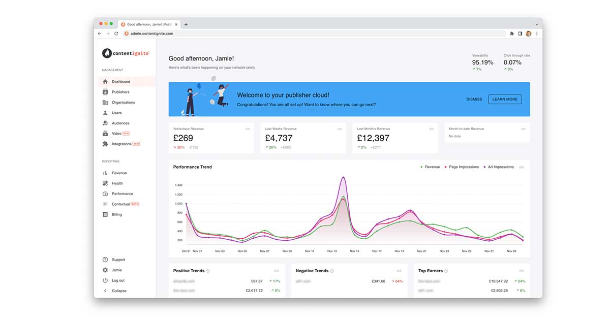Content Ignite Revenue Reporting: Custom Analytics for Publishers