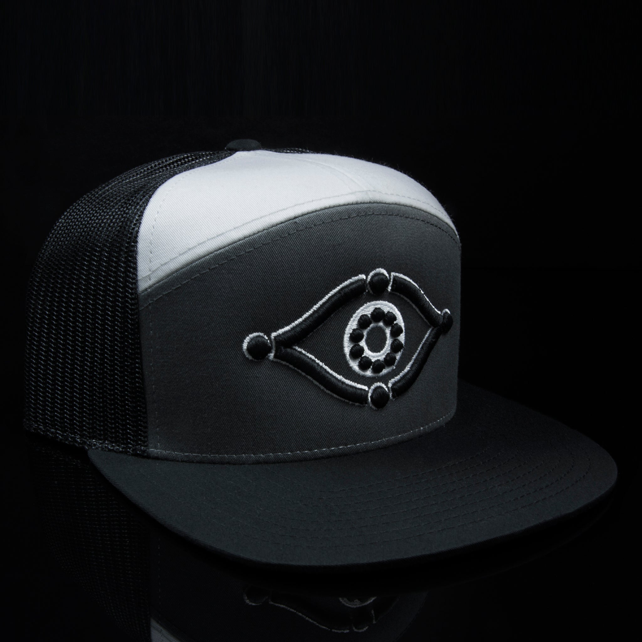 Eye Logo - 7 Panel Hat - Rojas Trucks
