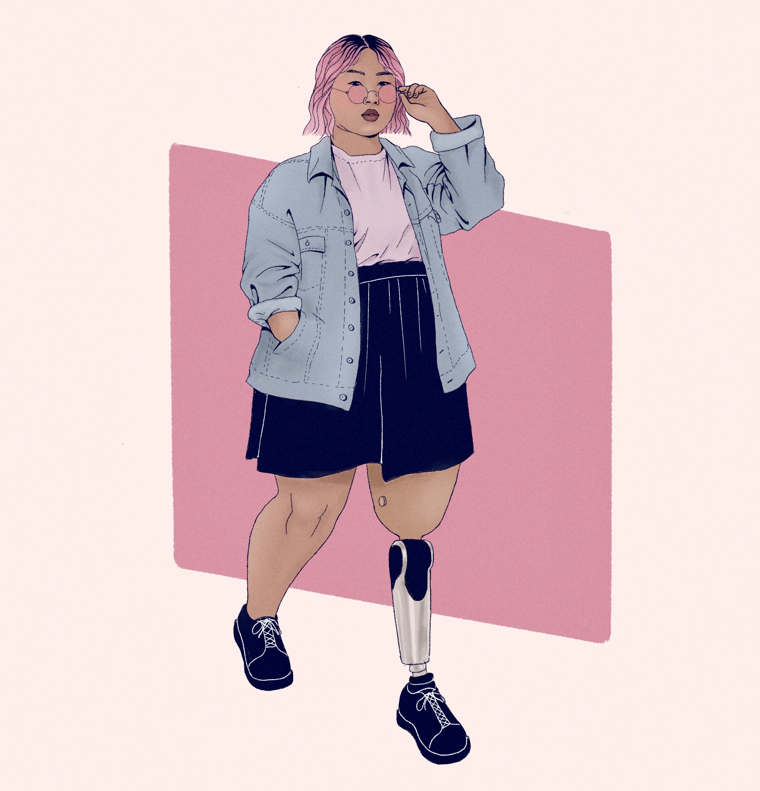 Pink Portrait—Kier Wise-Baker