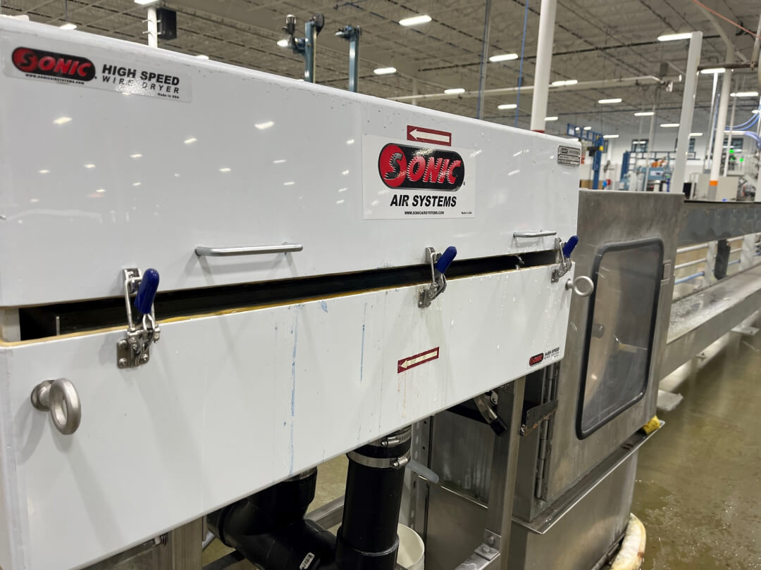 High-Performance Air Wipes & Industrial Wire Dryers | Sonic Air Systems