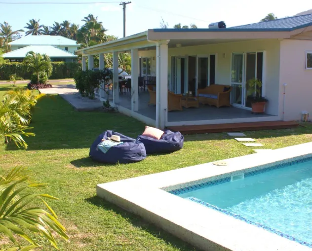 Blue Starfish Villa: Modern 4-Bedroom Home in Arorangi, Rarotonga with ...