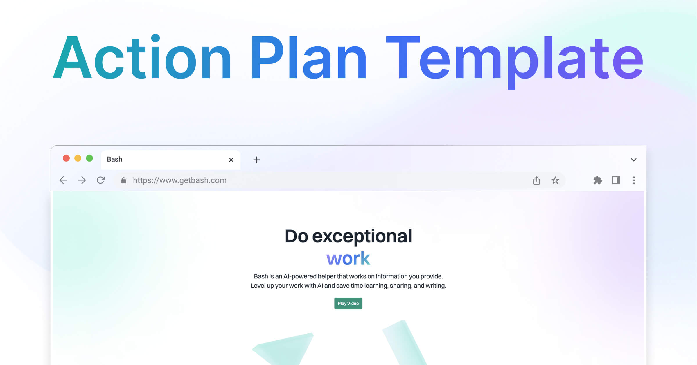 Free Action Plan Template | Write With AI