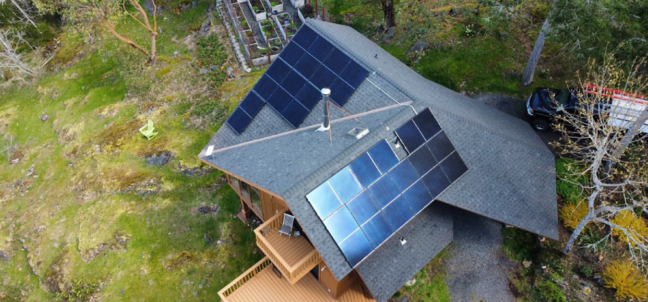Modern San Juan Island Home Gets Solar Panels