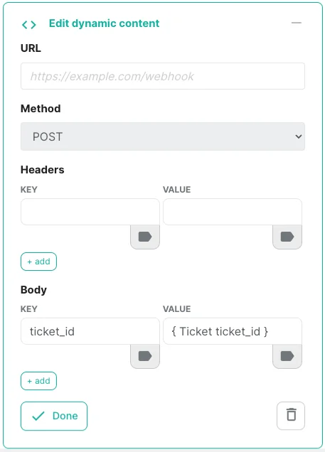 Types of flowbot content | Trengo Help Center