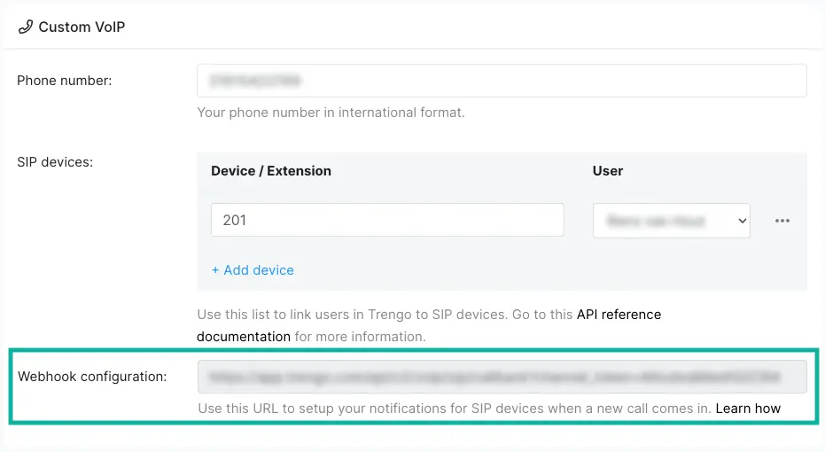 Setting up Voice with your SIP carrier | Trengo Help Center