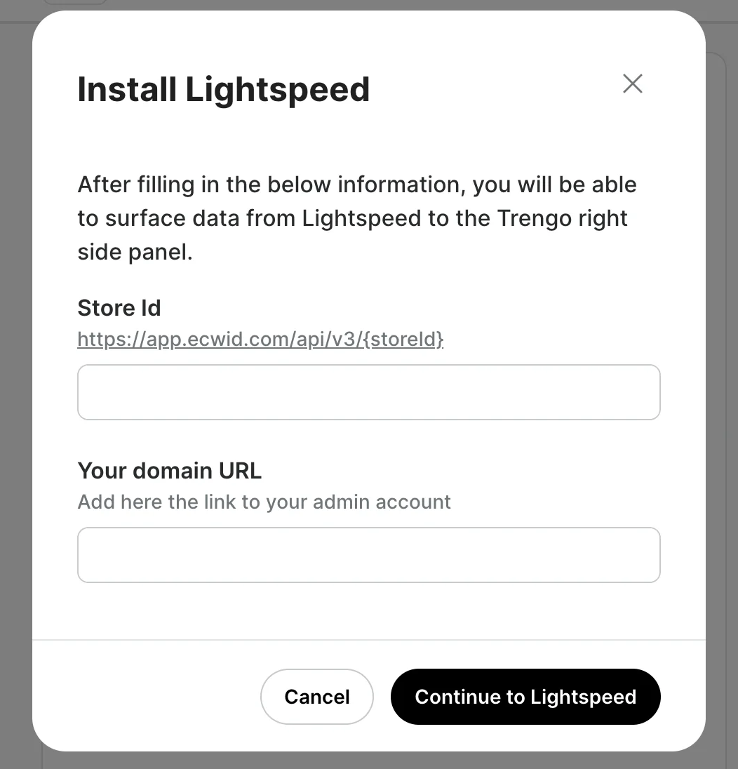 (BETA) Integrating Lightspeed (e-series) with Trengo | Trengo Help Center