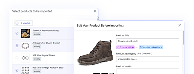 Kopy - Copy products for Shopify Stores