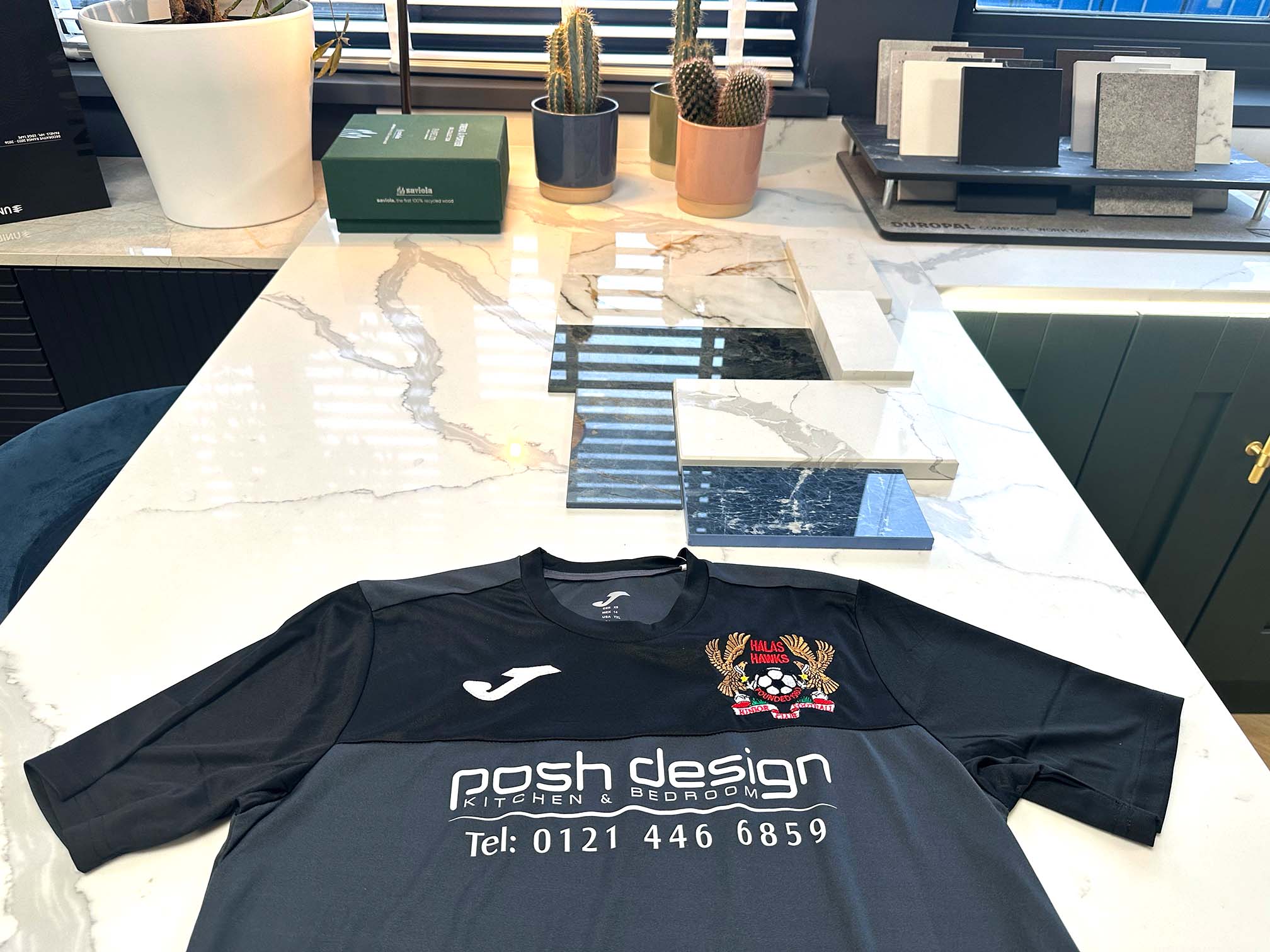 Posh Design sponsors Halas Hawks: A Real Team Effort